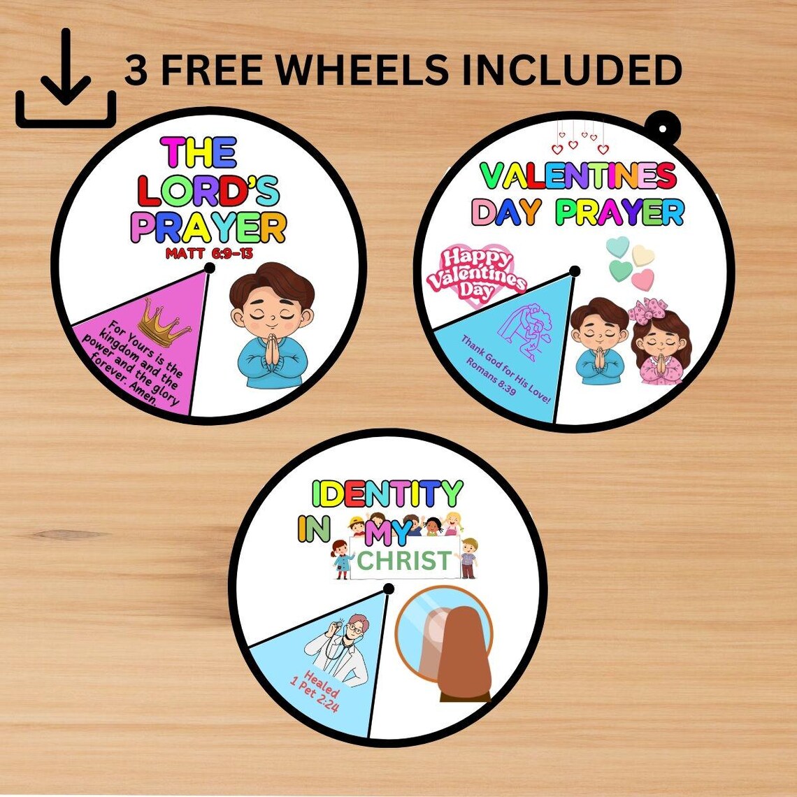 Forgiveness Scripture Coloring Wheel, Printable Bible Activity ...