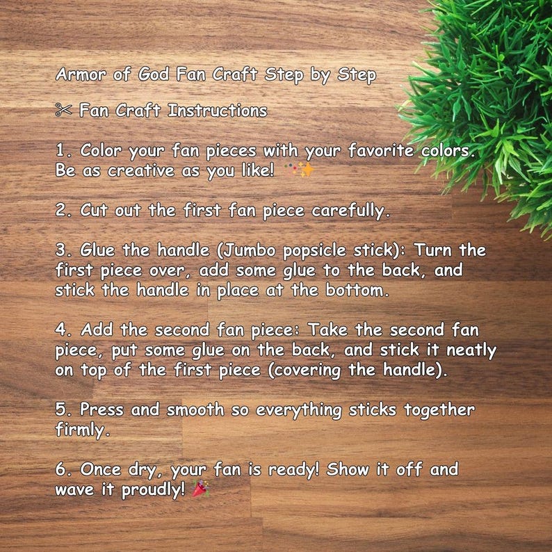 Psalm 23 Fan Bible Craft, Bible Lesson, Psalm Craft, Sunday School ...