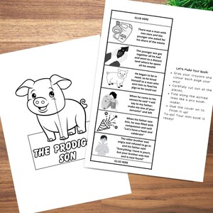 The Prodigal Son Folding Surprise, Bible Story Activity, Sunday School ...