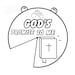 God's Promises to Me Coloring Wheel, Bible Activity, Kids Bible Lesson ...