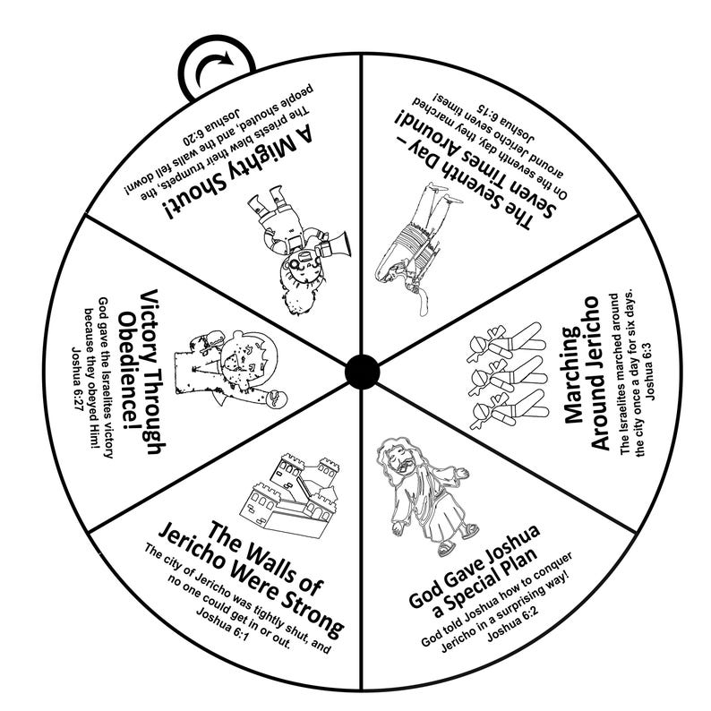 Joshua and the Battle of Jericho Bible Craft, Sunday School Craft ...