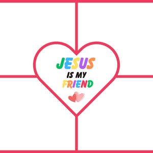 Jesus is My Friend Puzzle Craft for Kids | Christian Activity | Sunday ...
