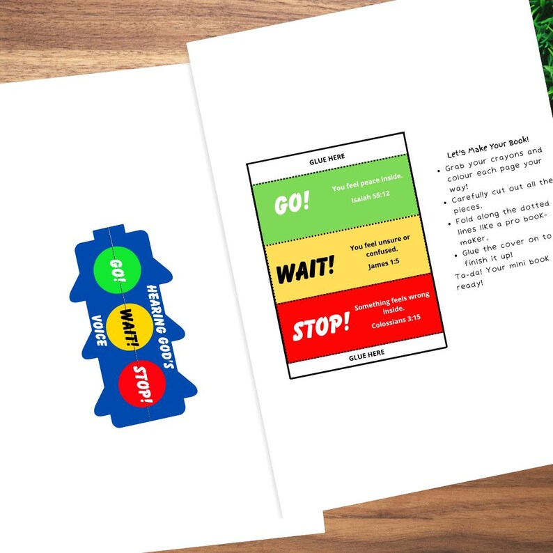 Hearing God's Voice Folding Surprise Bible Craft, Bible Lesson, Memory ...