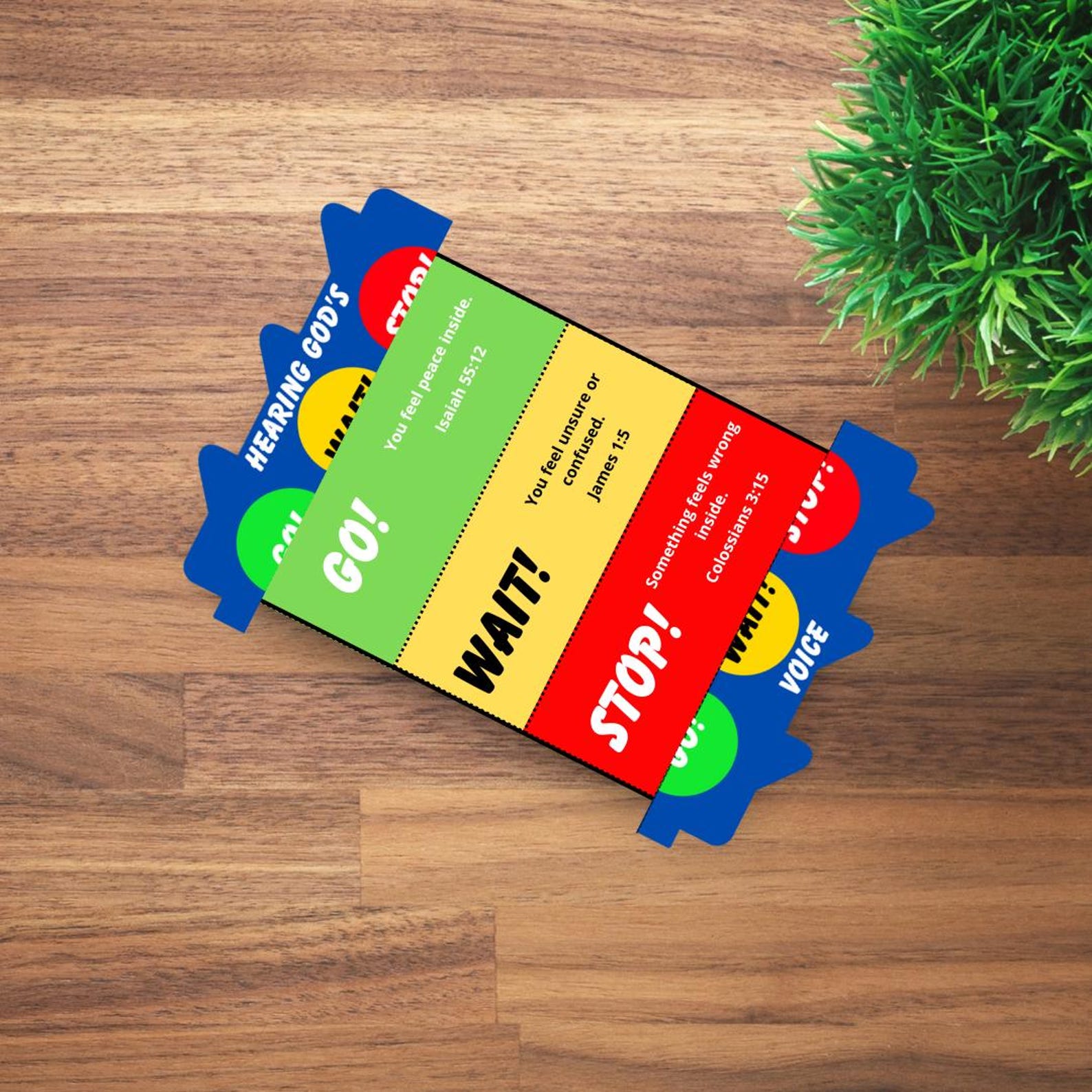 Hearing God's Voice Folding Surprise Bible Craft, Bible Lesson, Memory ...