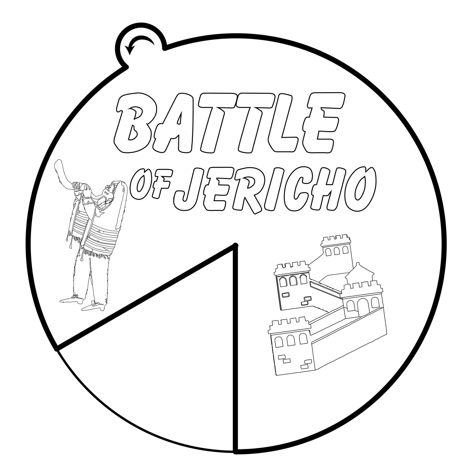 Joshua and the Battle of Jericho Bible Craft, Sunday School Craft ...