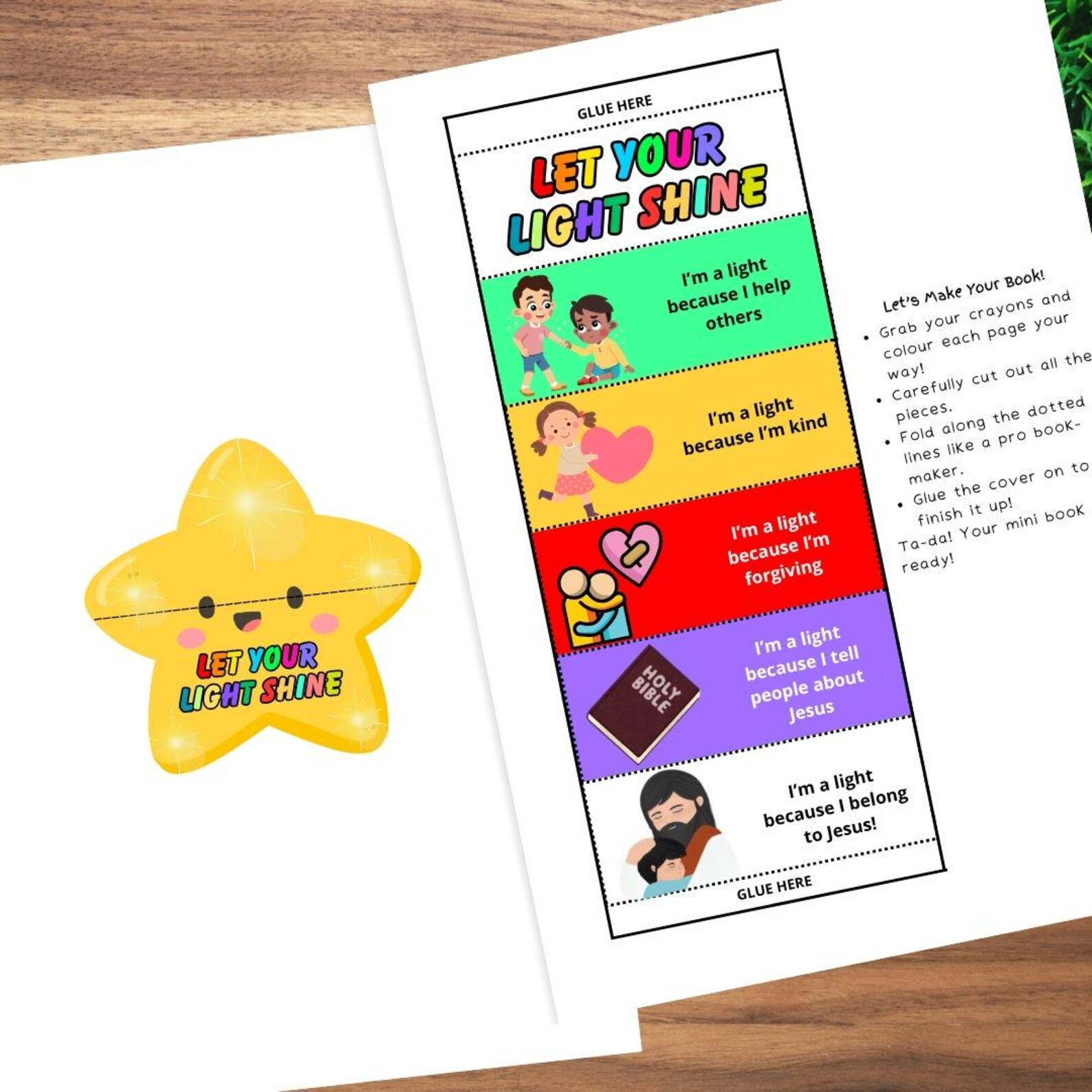 Let Your Light Shine Craft, Sunday School, Great Commission, Jesus ...