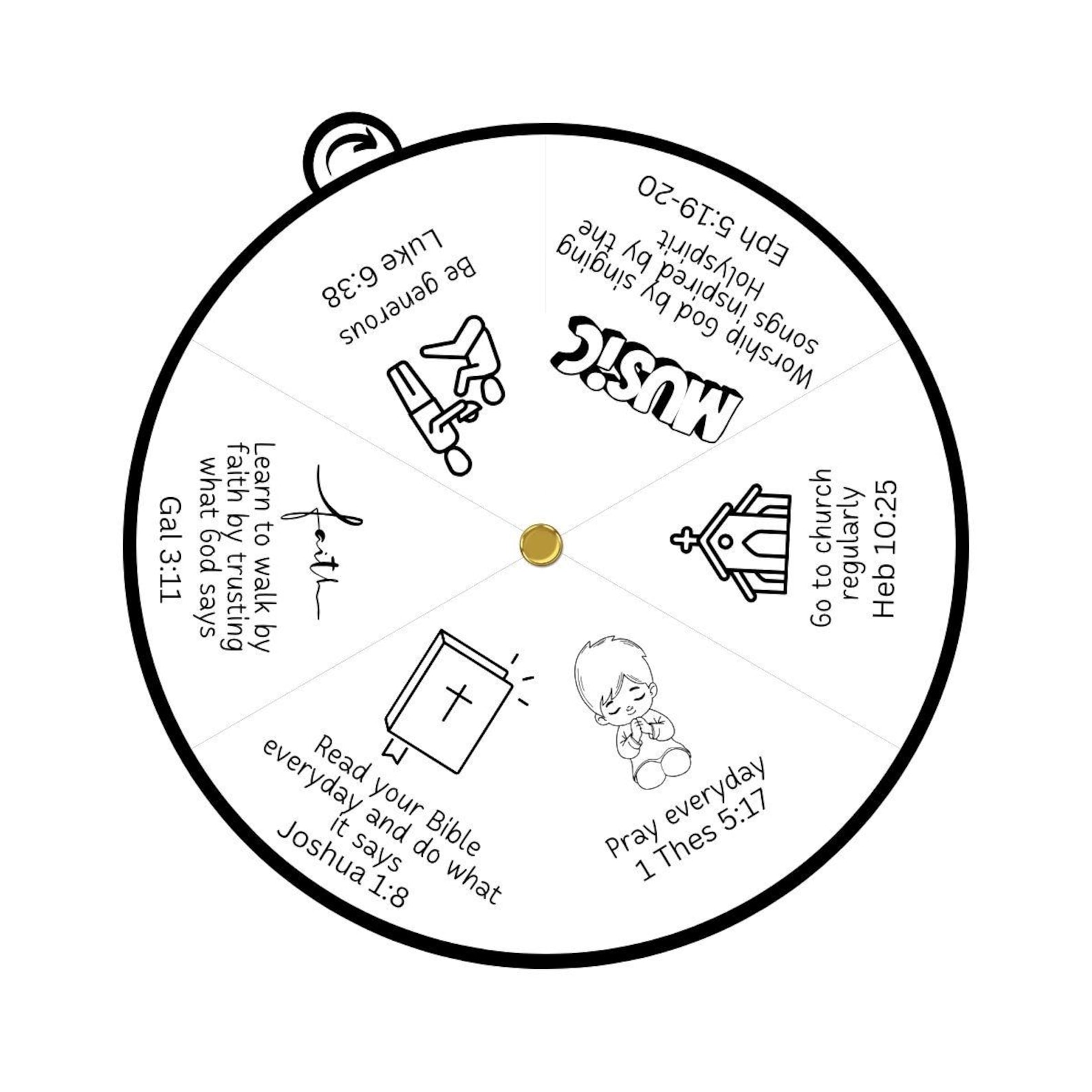 Growing in Christ Craft Activity for Kids, Bible Printable Activity ...