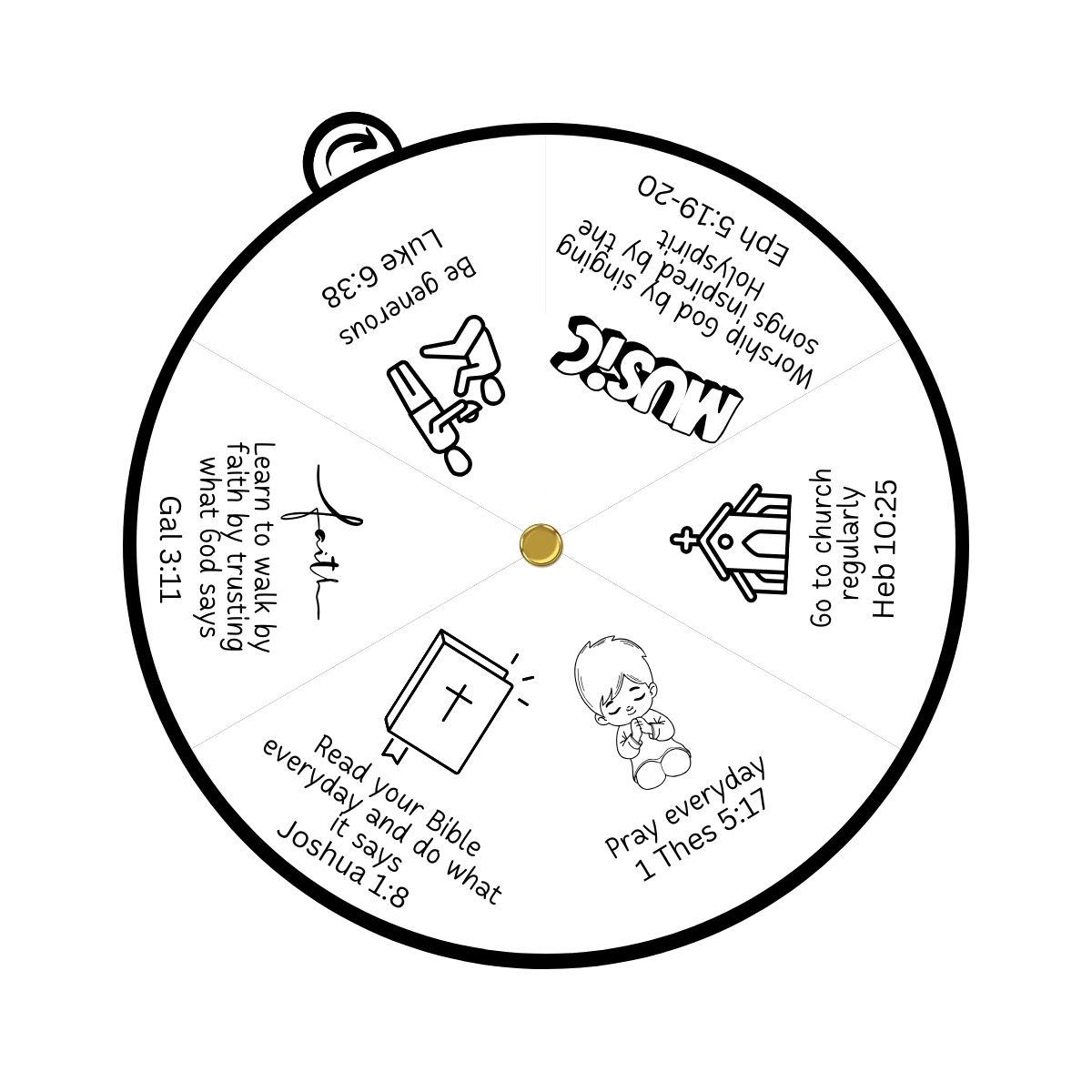 Growing in Christ Craft Activity for Kids, Bible Printable Activity ...