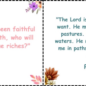 40 Bible Verse Cards on Prosperity, Bible Study Printable, 40 Scripture ...