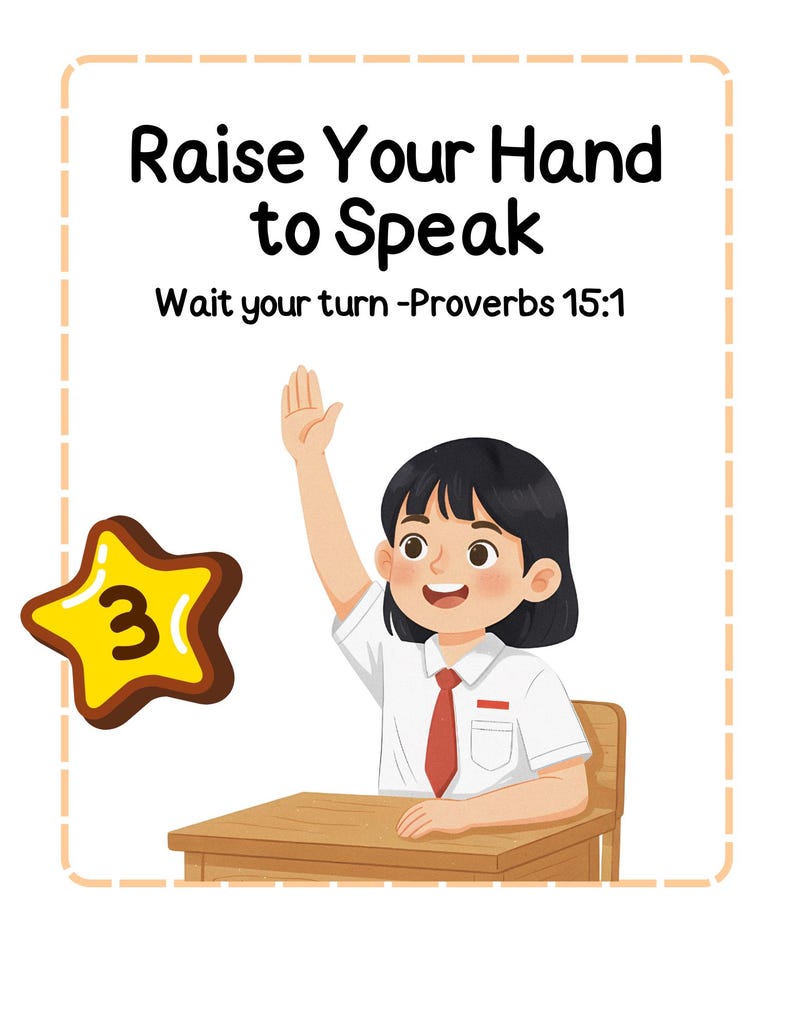 Editable Sunday School Class Rules Posters With Scripture and Behavior ...
