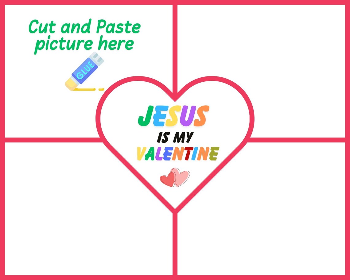 Jesus is My Valentine Puzzle Craft for Kids | Christian Activity ...