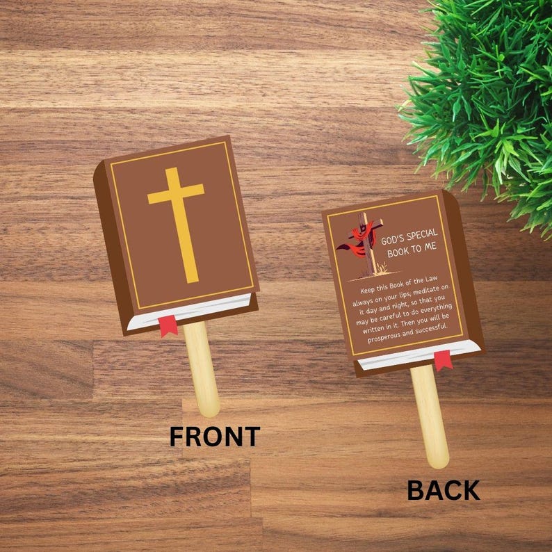 Holy Bible Fan Craft for Kids Sunday School Lesson, Word of God ...