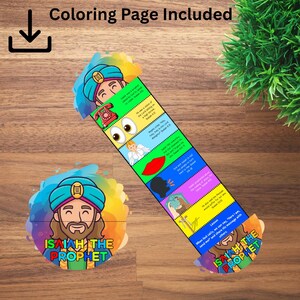 Isaiah the Prophet Folding Surprise, Bible Craft, Bible Story Lesson ...