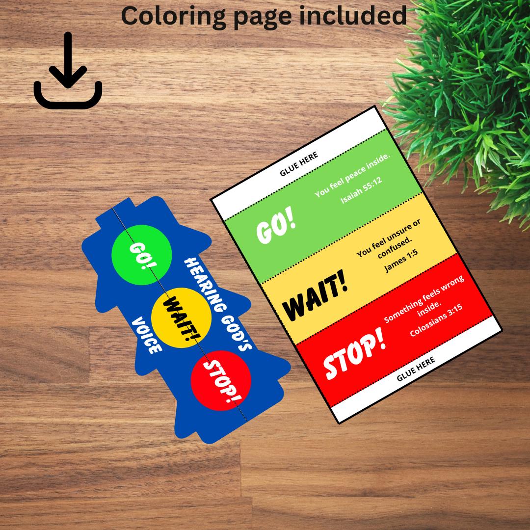 Hearing God's Voice Folding Surprise Bible Craft, Bible Lesson, Memory ...