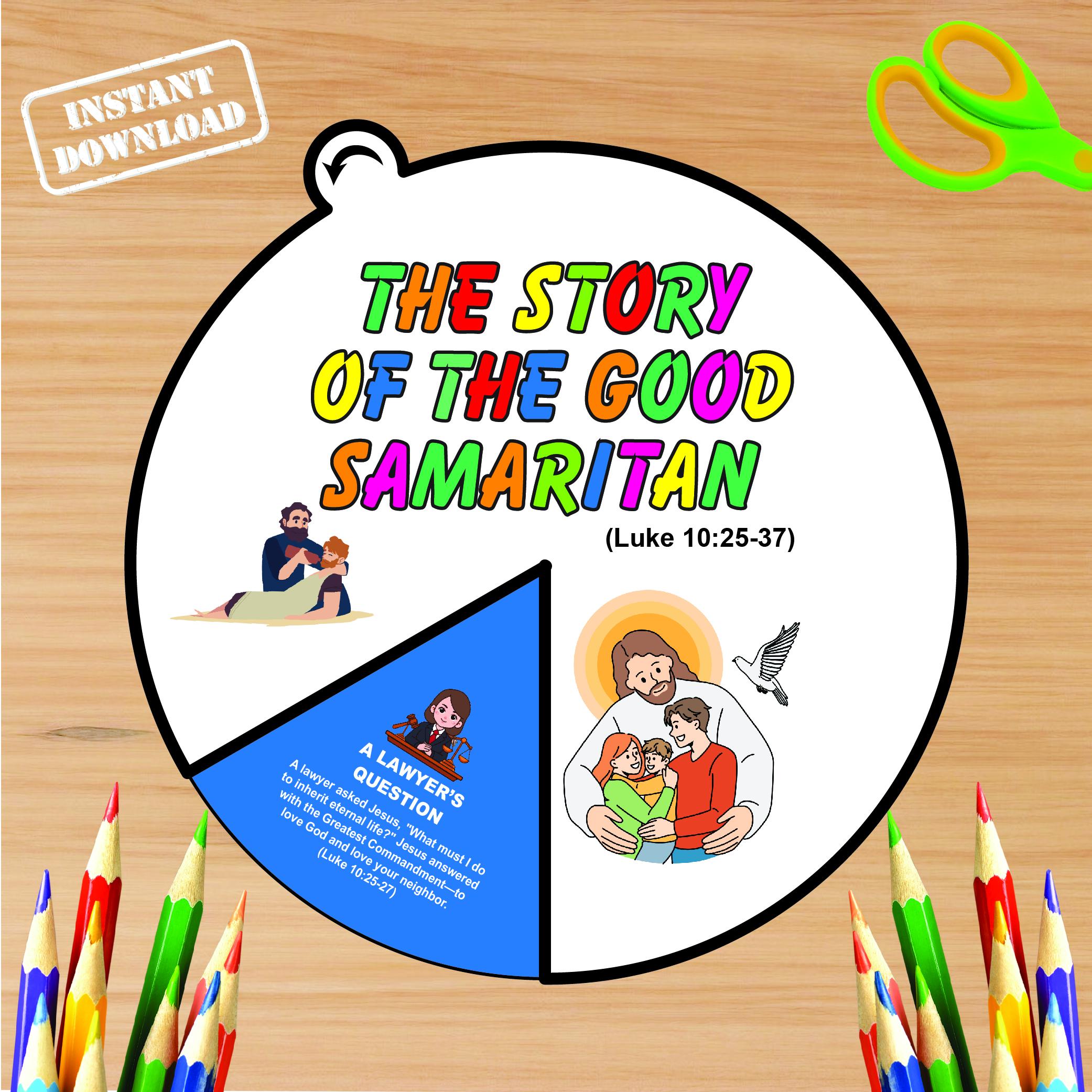 The Parable of the Good Samaritan Bible Lesson, Valentine's Day Bible ...