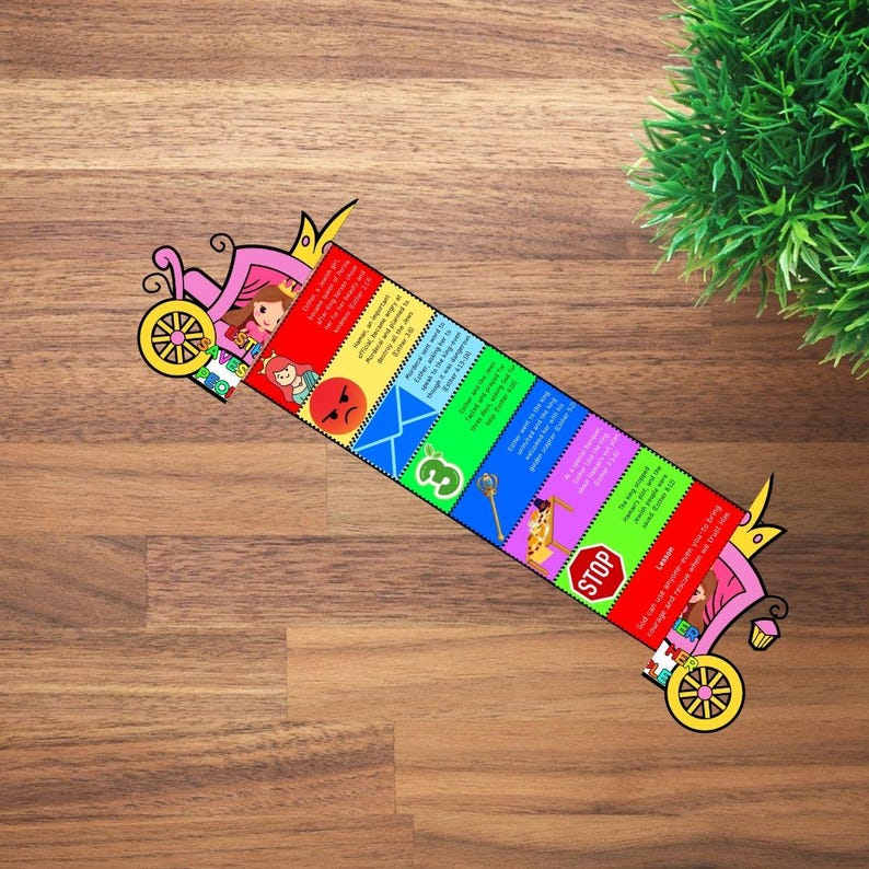 Esther Saves Her People Folding Surprise Bible Craft, Bible Lesson ...