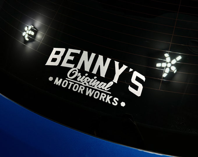 BENNYS MOTORWORKS Decal / Car Decal / Laptop Decal / Dorm Room / Vinyl ...
