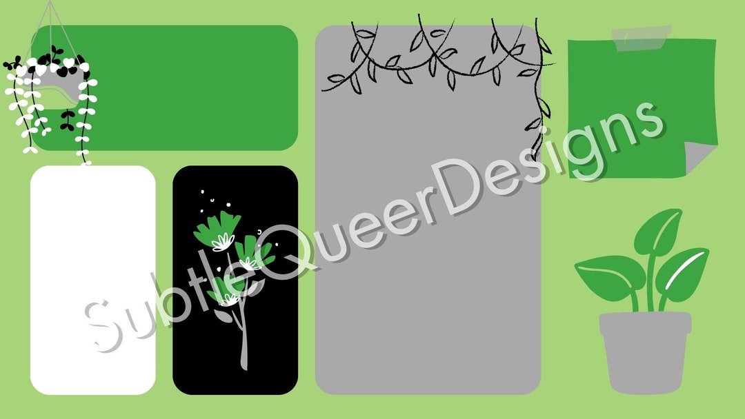Organizational Computer Background Aro Pride Colors DIGITAL DOWNLOAD - Etsy