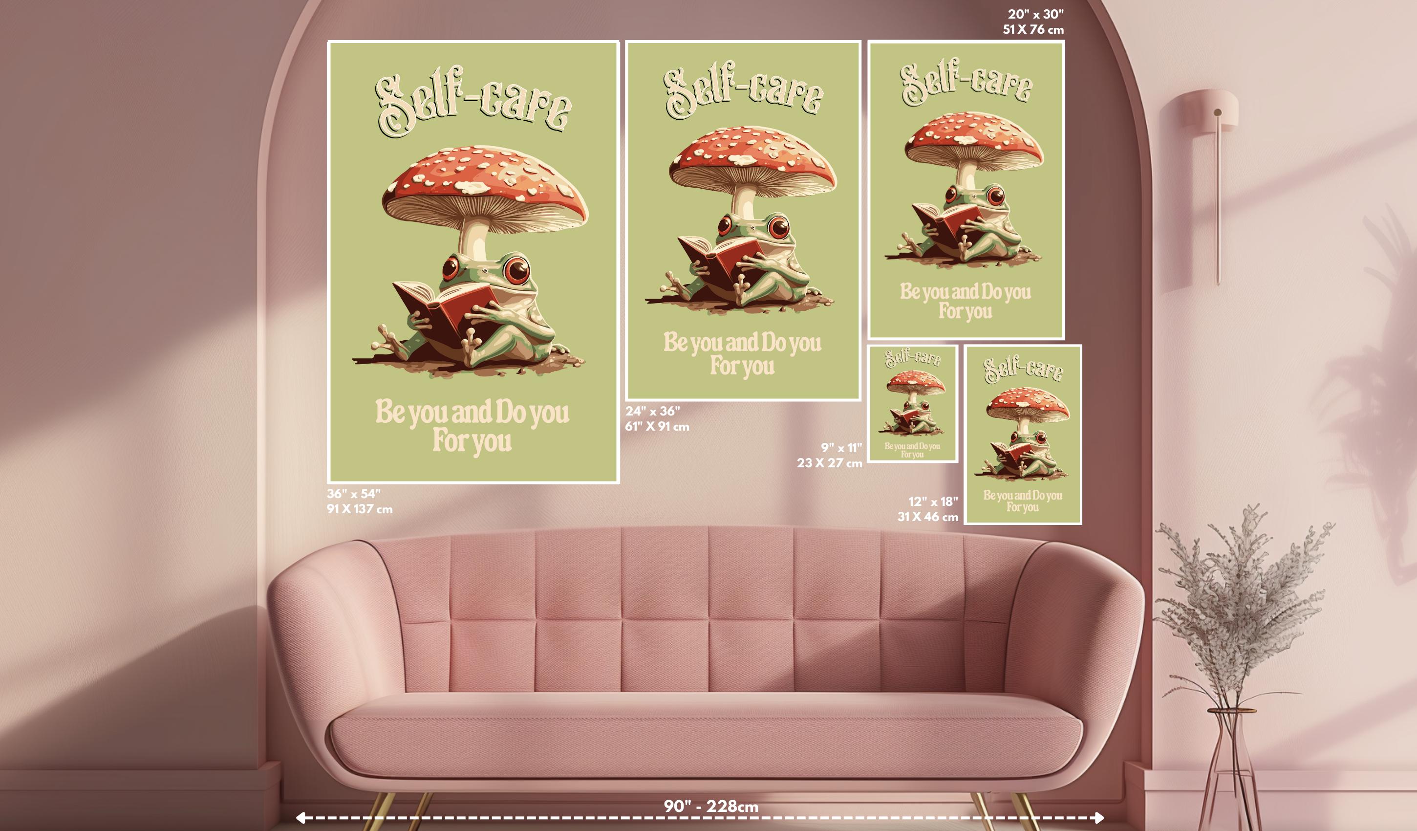 Reading Poster Retro Frog Poster Cute Retro Quirky Print Classroom ...