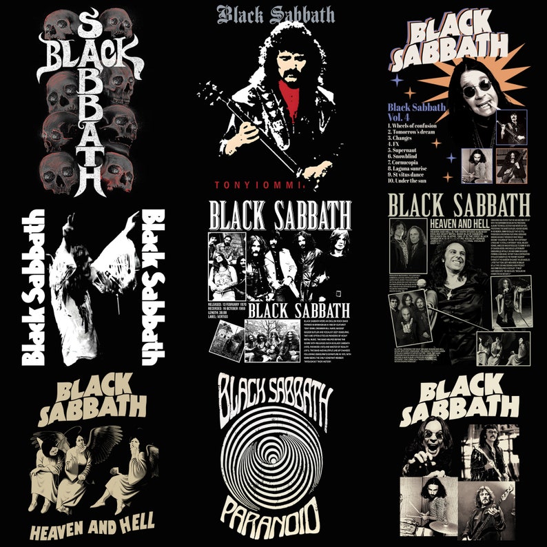 Rock Band SVG PNG Bundle, Rock Music, Heavy Metal, Rock and Roll ...