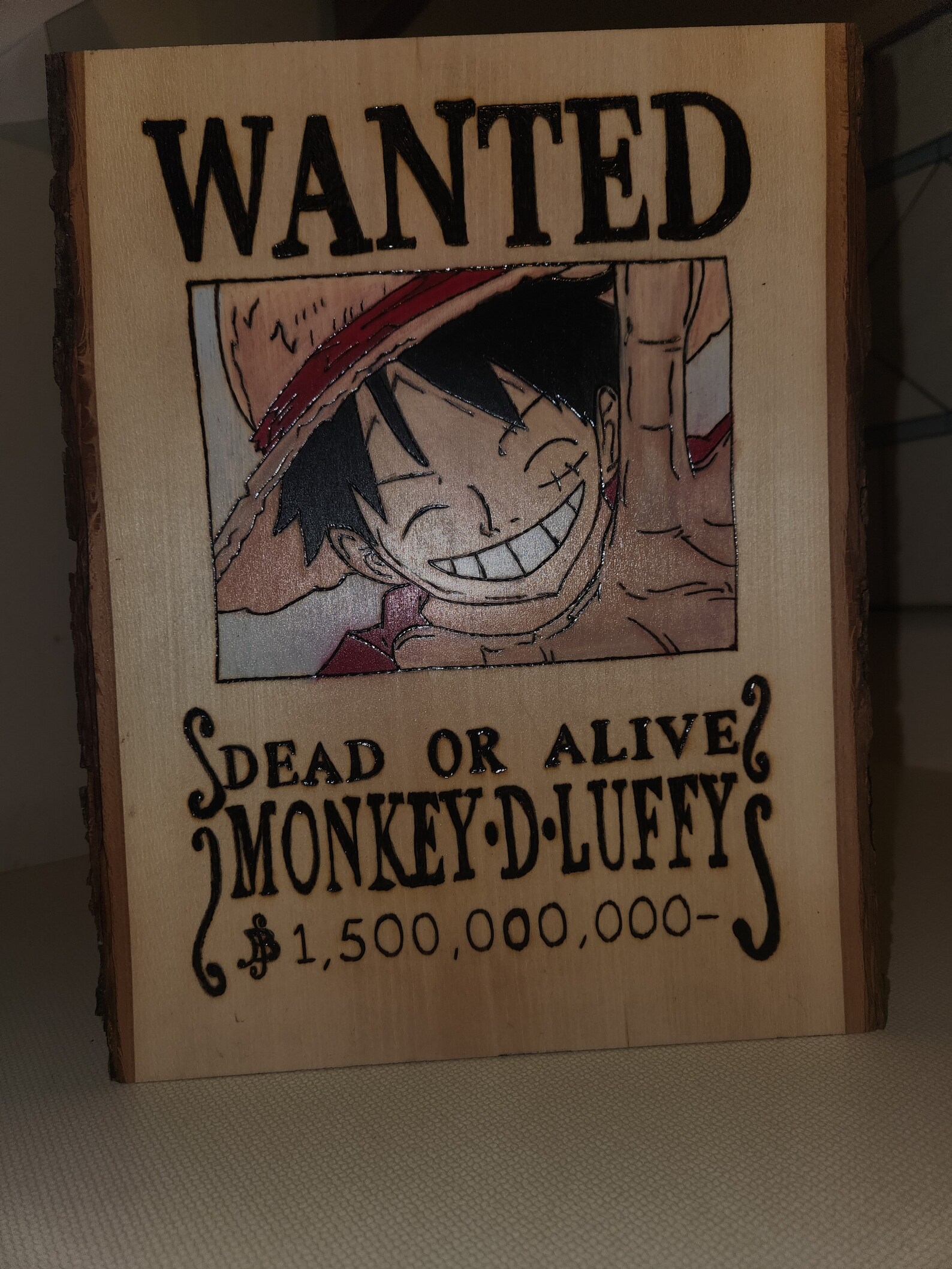 Anime Character Commission Pyrography Art, Handmade Personalized Wood ...