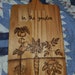 Vegetable Garden Cutting Serving Board, Original Handmade Wood Burned ...