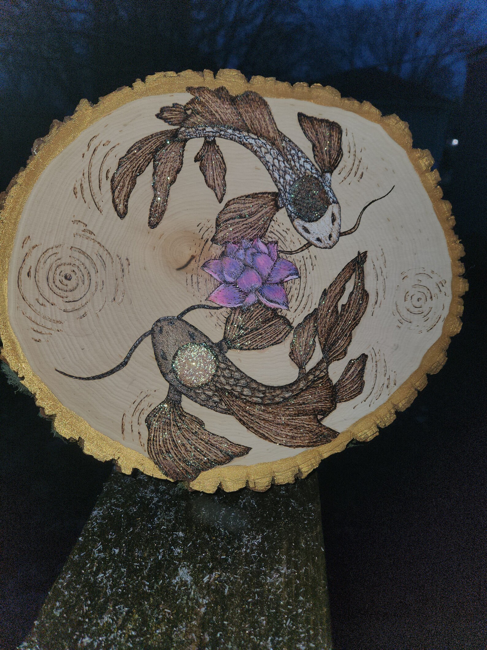 Anime Character Commission Pyrography Art, Handmade Personalized Wood ...