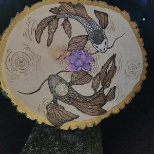 Anime Character Commission Pyrography Art, Handmade Personalized Wood ...