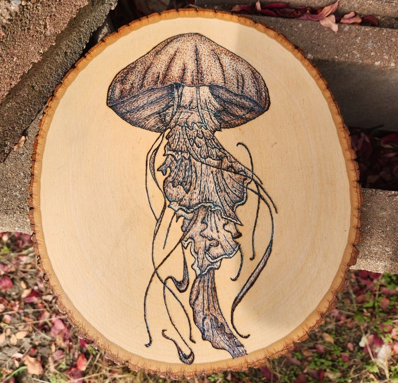 Custom Commission Wood Burned Wall Decor, Handmade Pyrography Art ...