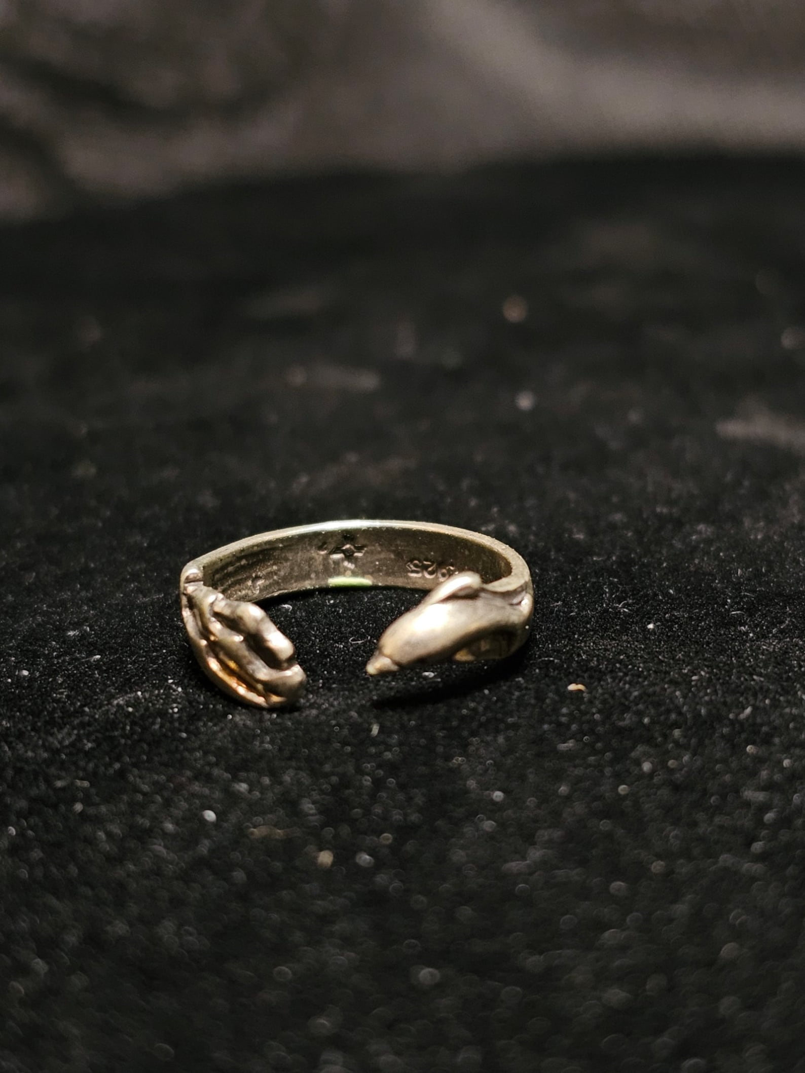 Dolphin Toe Ring, Sterling Silver Adjustable - Etsy