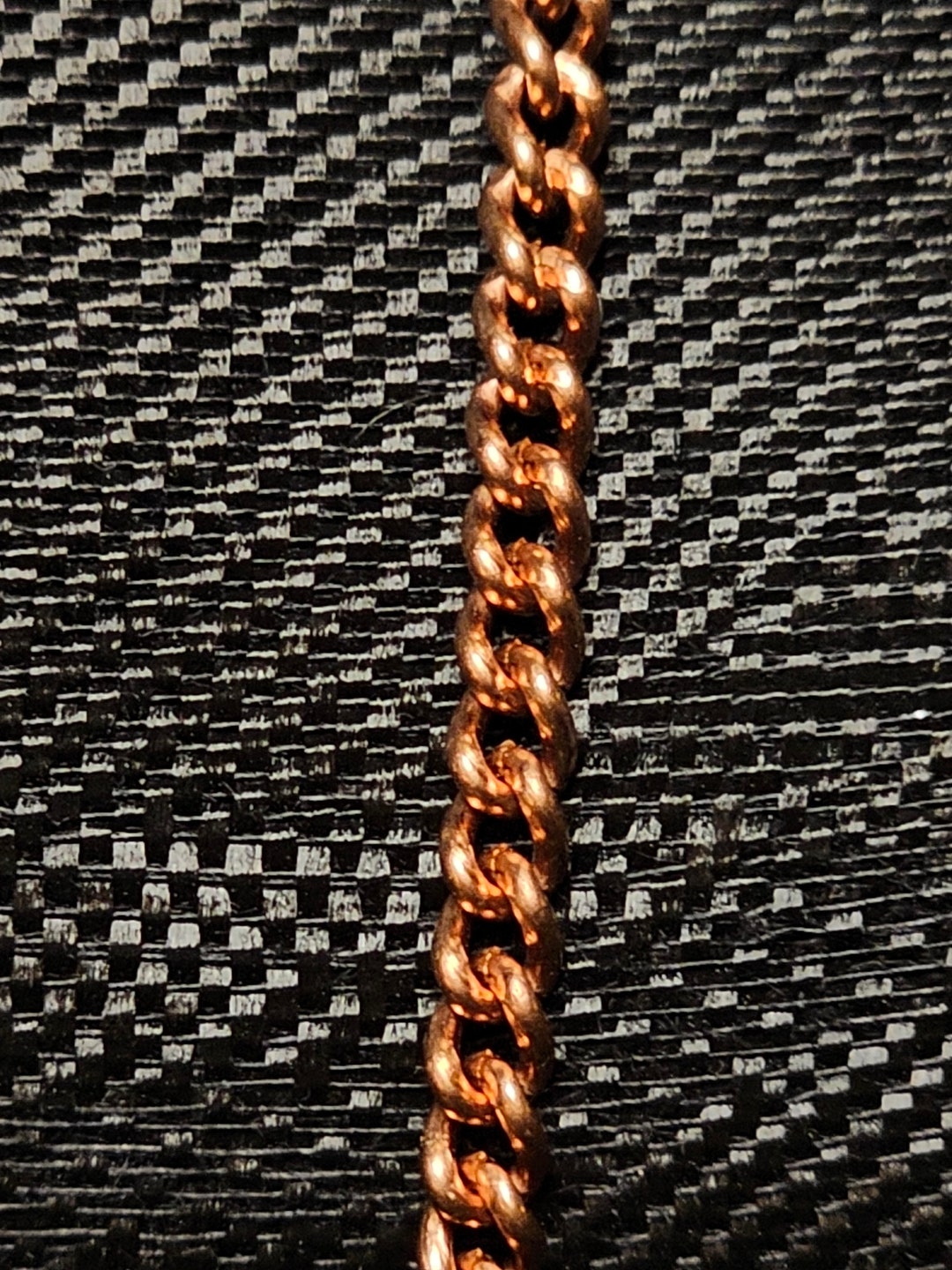 Solid Copper Chain, 24 in Curb - Etsy