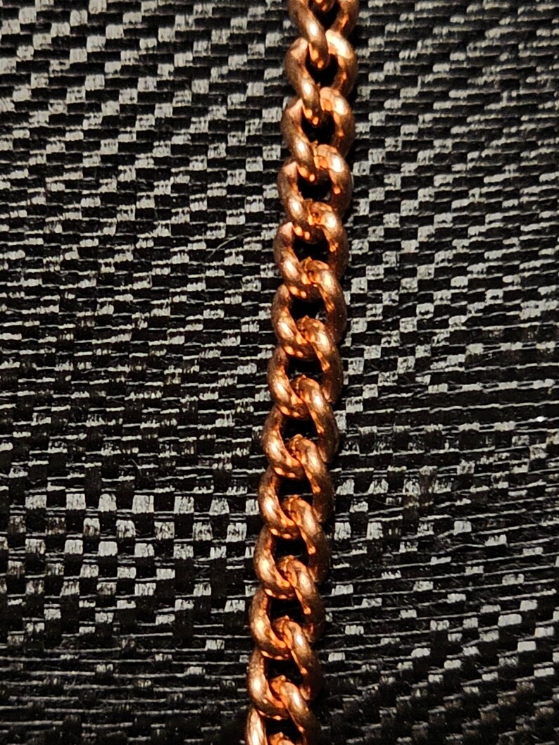 Solid Copper Chain, 24 in Curb - Etsy