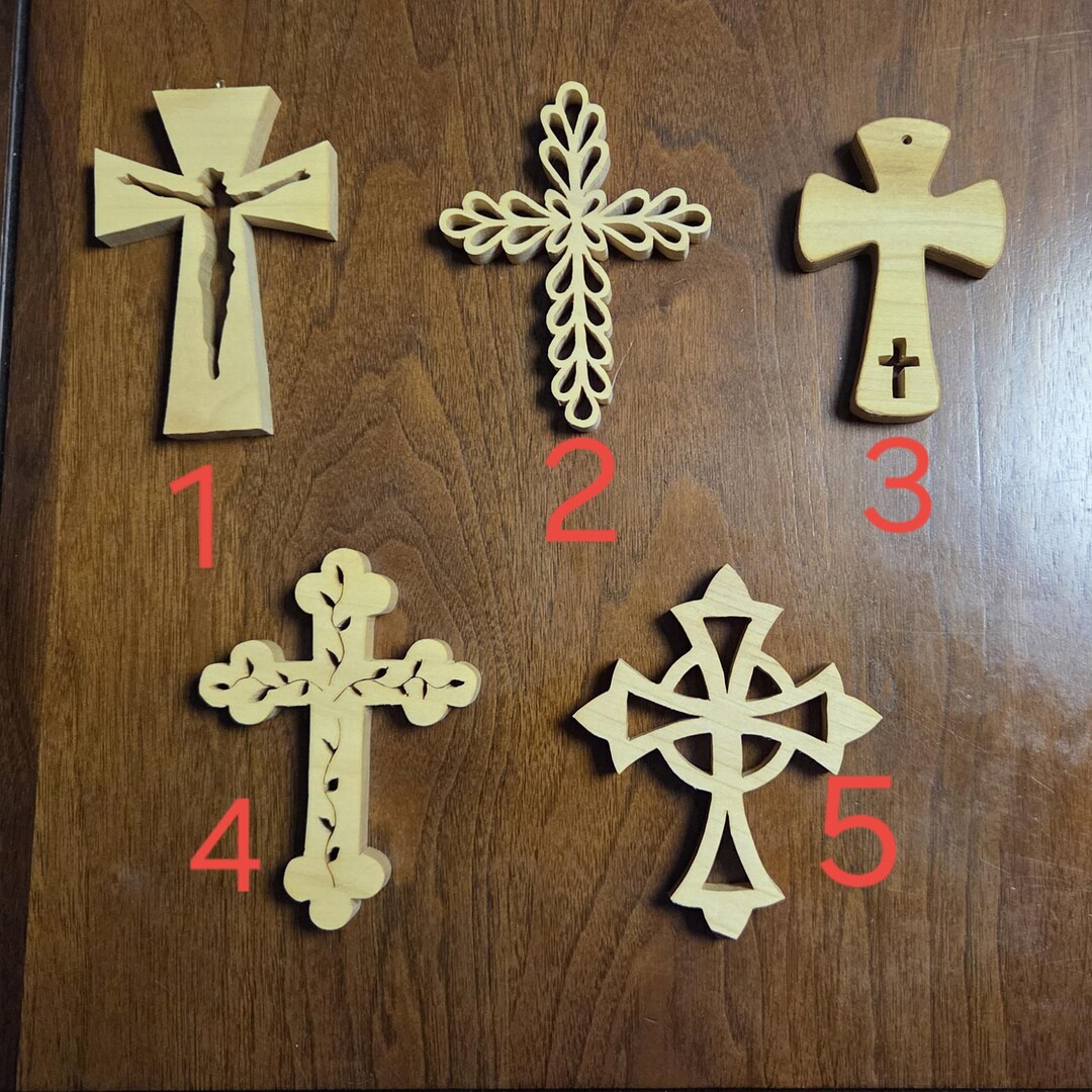 Hand Made Scroll Saw Wood Crosses. - Etsy