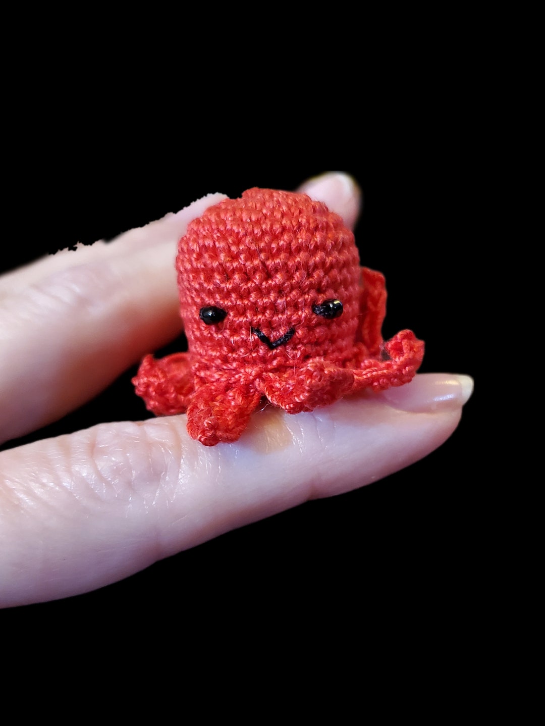 Tiny Crochet Octopus | Micro Amigurumi | One (1) Pocket Octopus | With ...