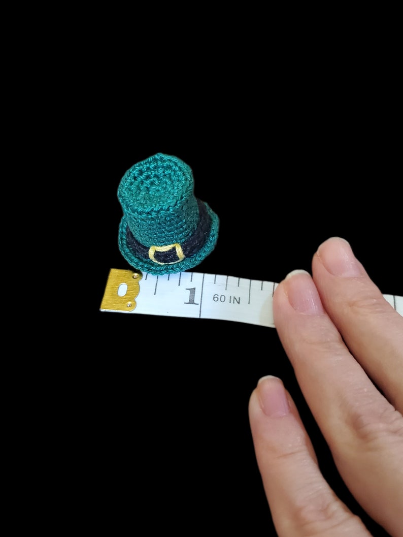 Tiny Leprechaun Hat | Crochet St. Patrick's Day Decor - Etsy