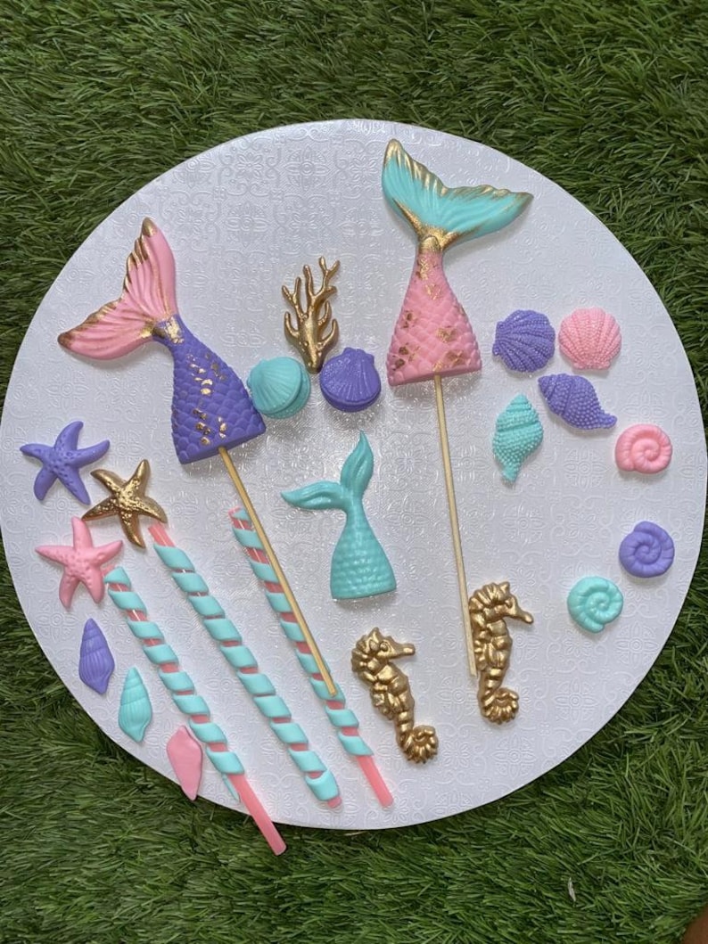 Mermaid Tails Fondant Decoration - Etsy