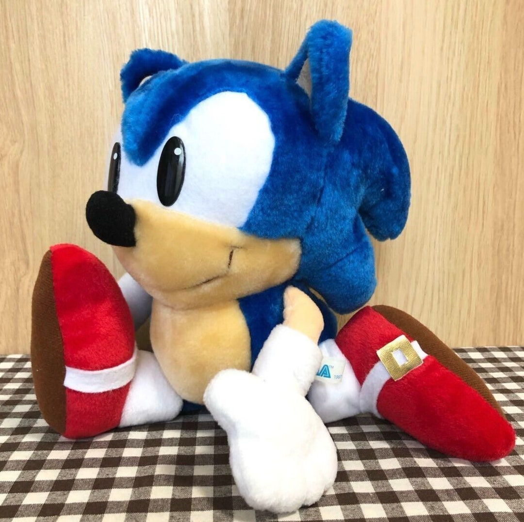 Rare 1997 SEGA Sonic Plush Doll Toy Vintage Japan 24 Inches - Etsy