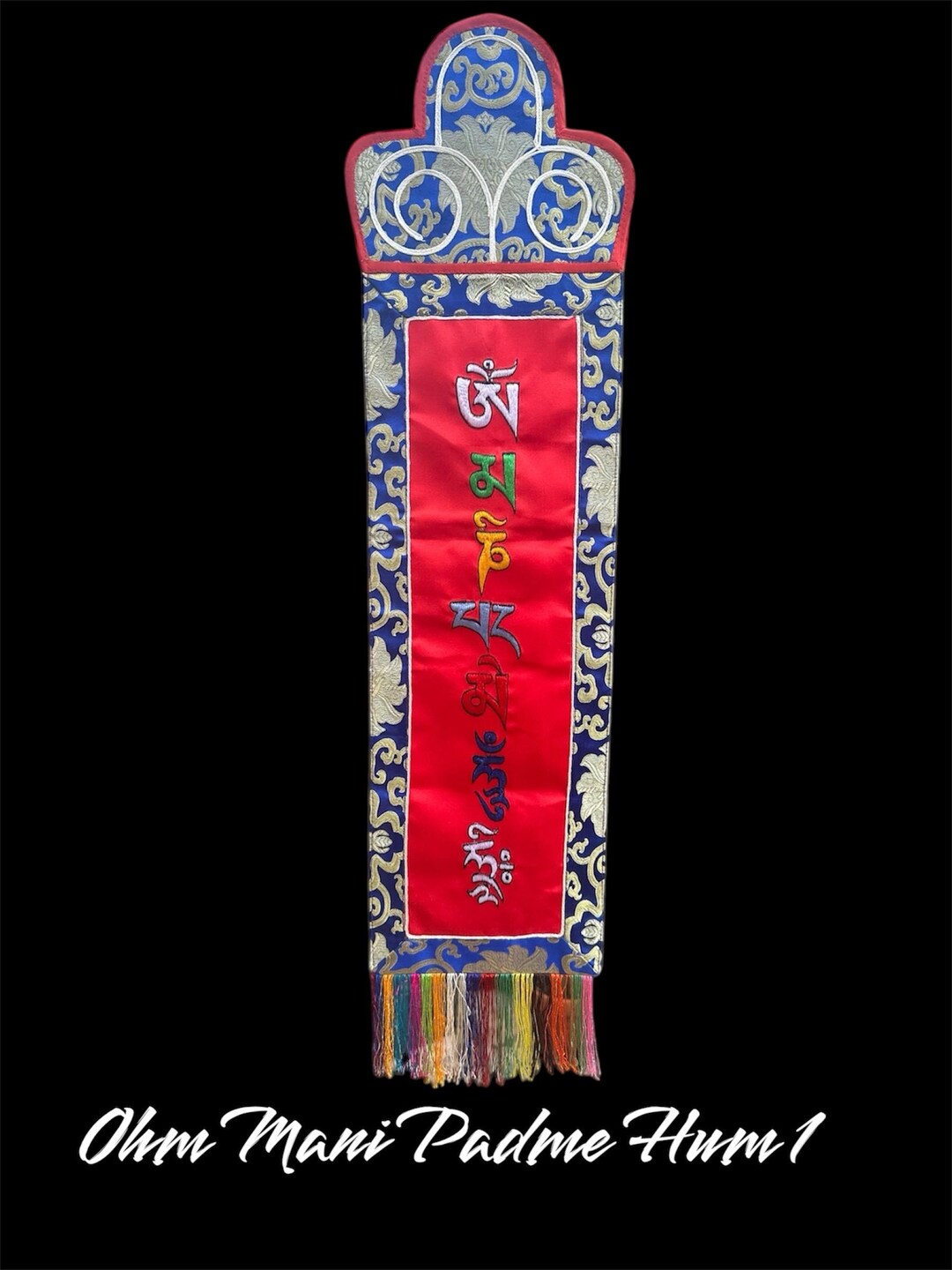 Auspicious Wall Hanging Banners Tapestries …ohm Mani Padme Hum-dorjie ...