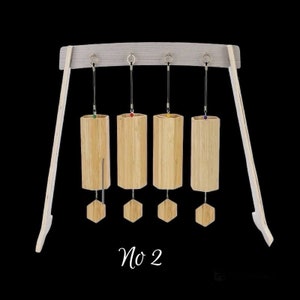 Wooden Stands For( Koshi) Type Therapy Chimes…. 4 Hangers for Chimes ...