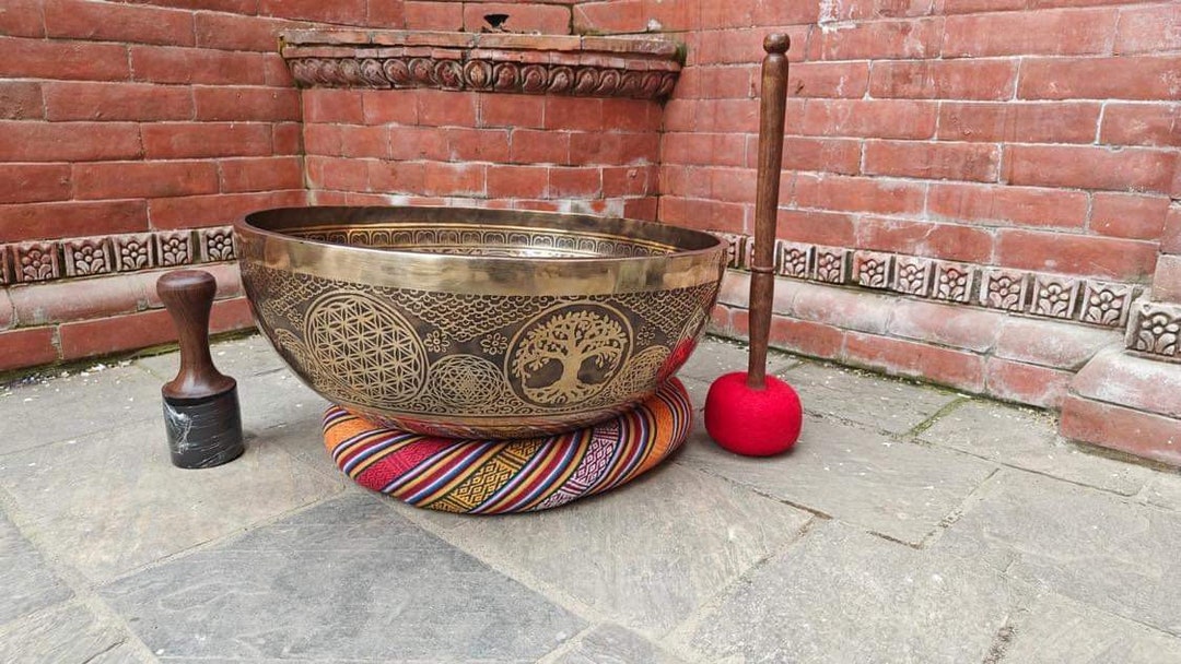 17”-25” Handmade Tibetan Foot Bowls-standing Therapy Bowls - Etsy