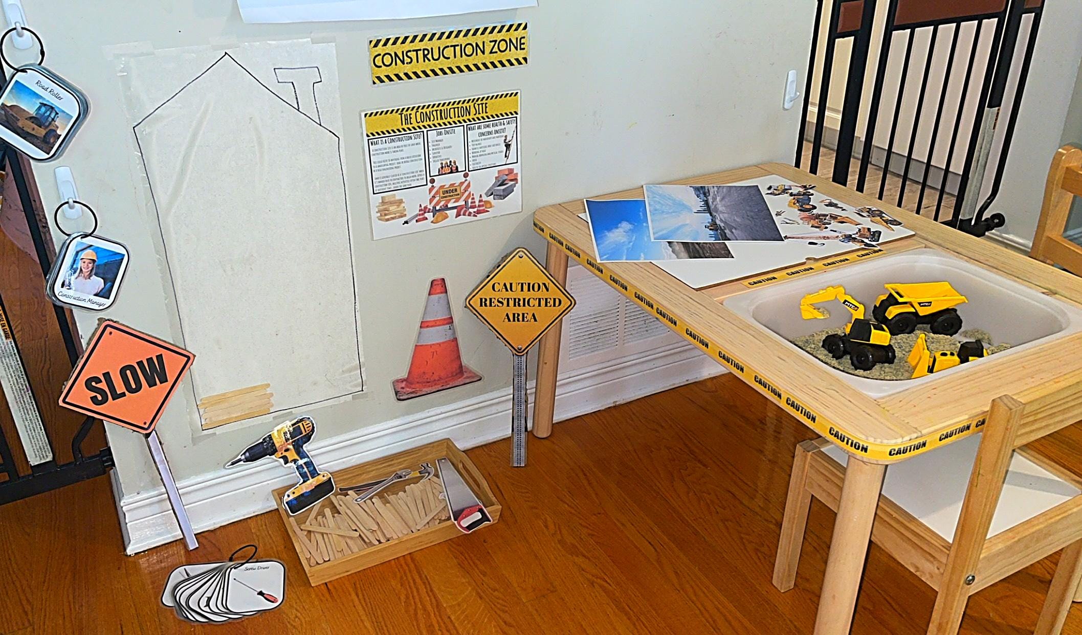 Construction Site Pack, Dramatic Play, Homeschool Materials, Unit Study ...