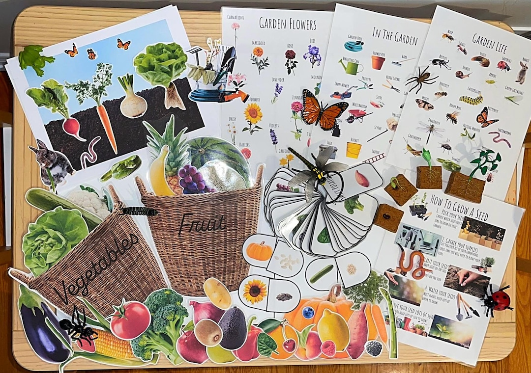 Garden Learning Pack, Dramatic Play, Activity Pack, Unit Study ...