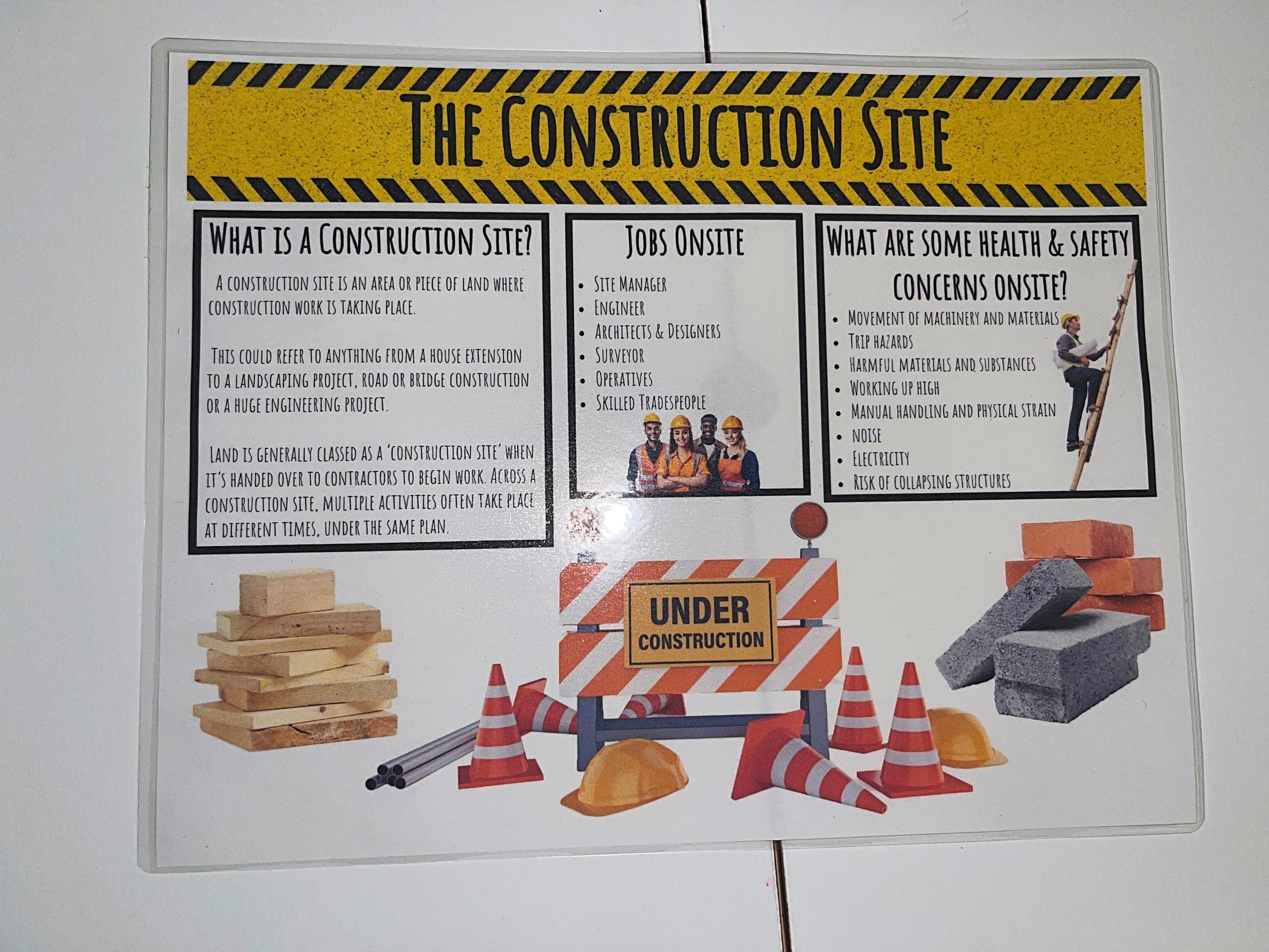 Construction Site Pack, Dramatic Play, Homeschool Materials, Unit Study ...