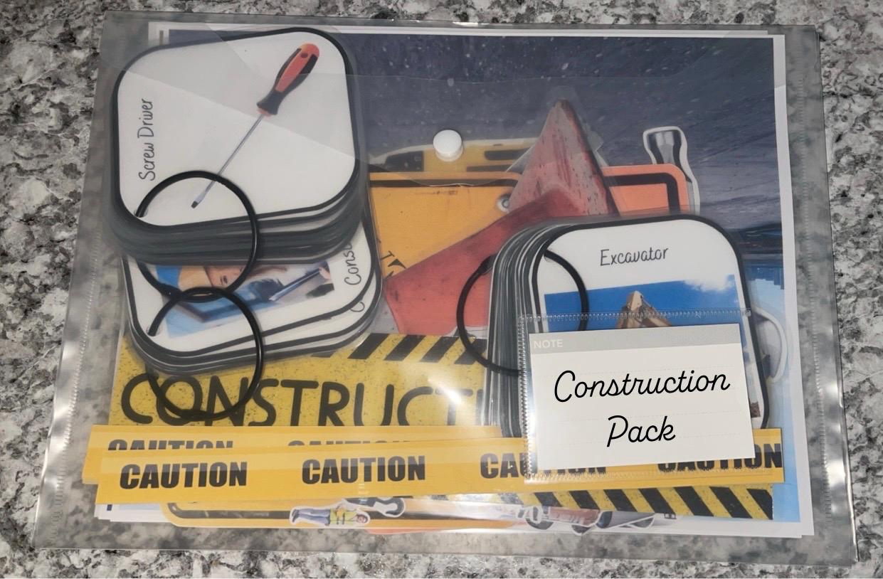 Construction Site Pack, Dramatic Play, Homeschool Materials, Unit Study ...