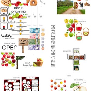 Apple Orchard Dramatic Play Printables - Etsy