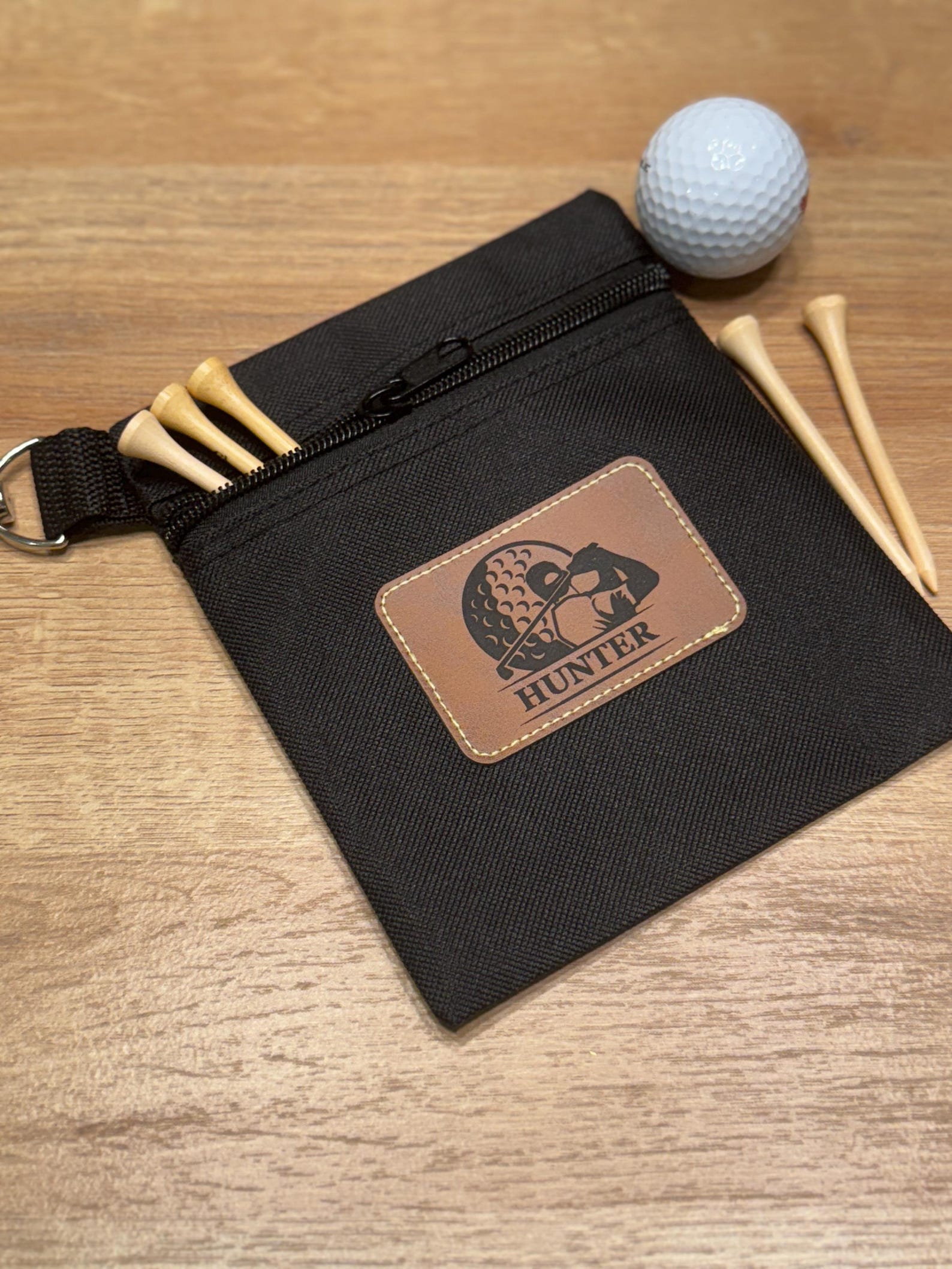 Personalized Golf Tee Bag - Custom Golf Accessory Pouch, Golf Gifts ...