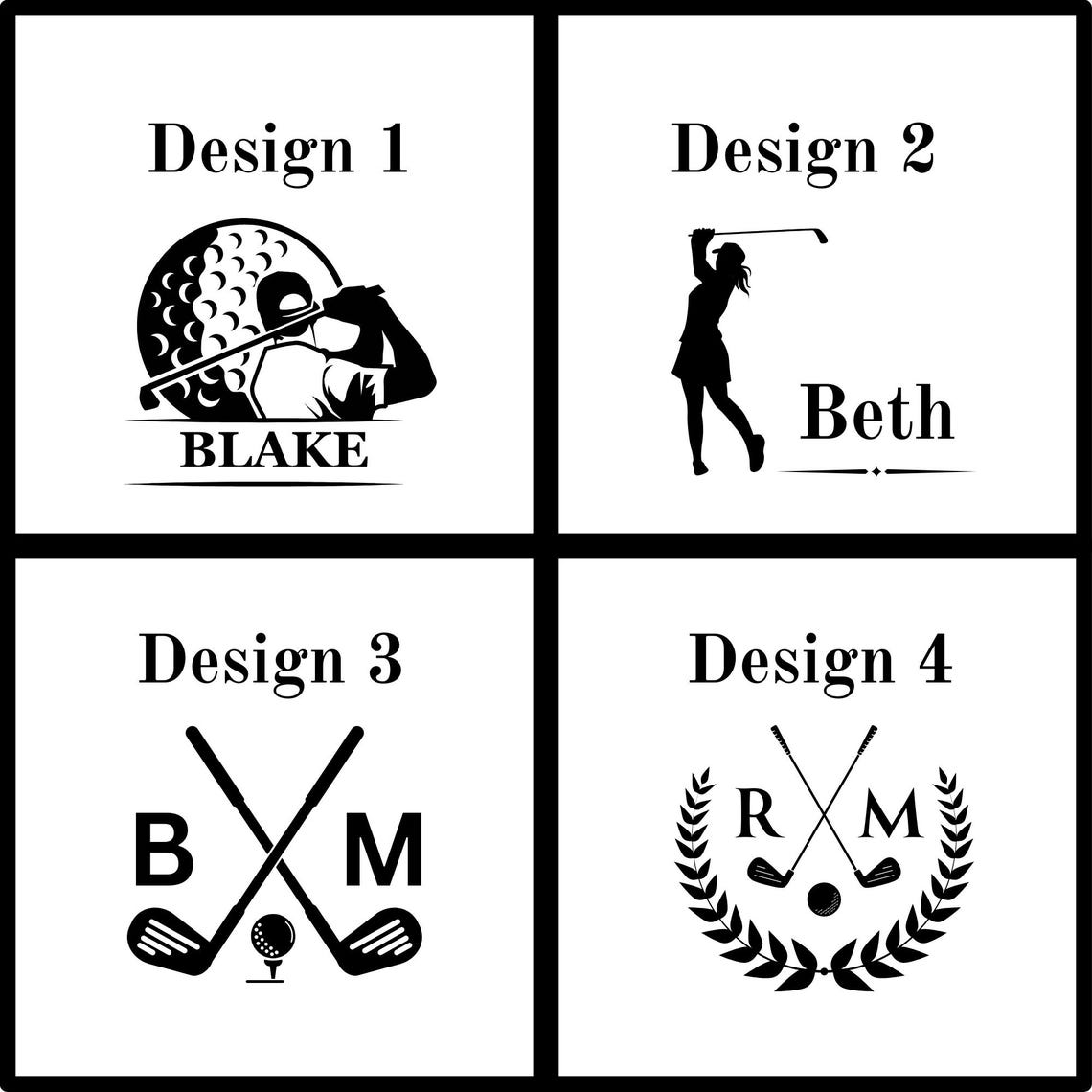 Personalized Golf Tee Bag - Custom Golf Accessory Pouch, Golf Gifts ...