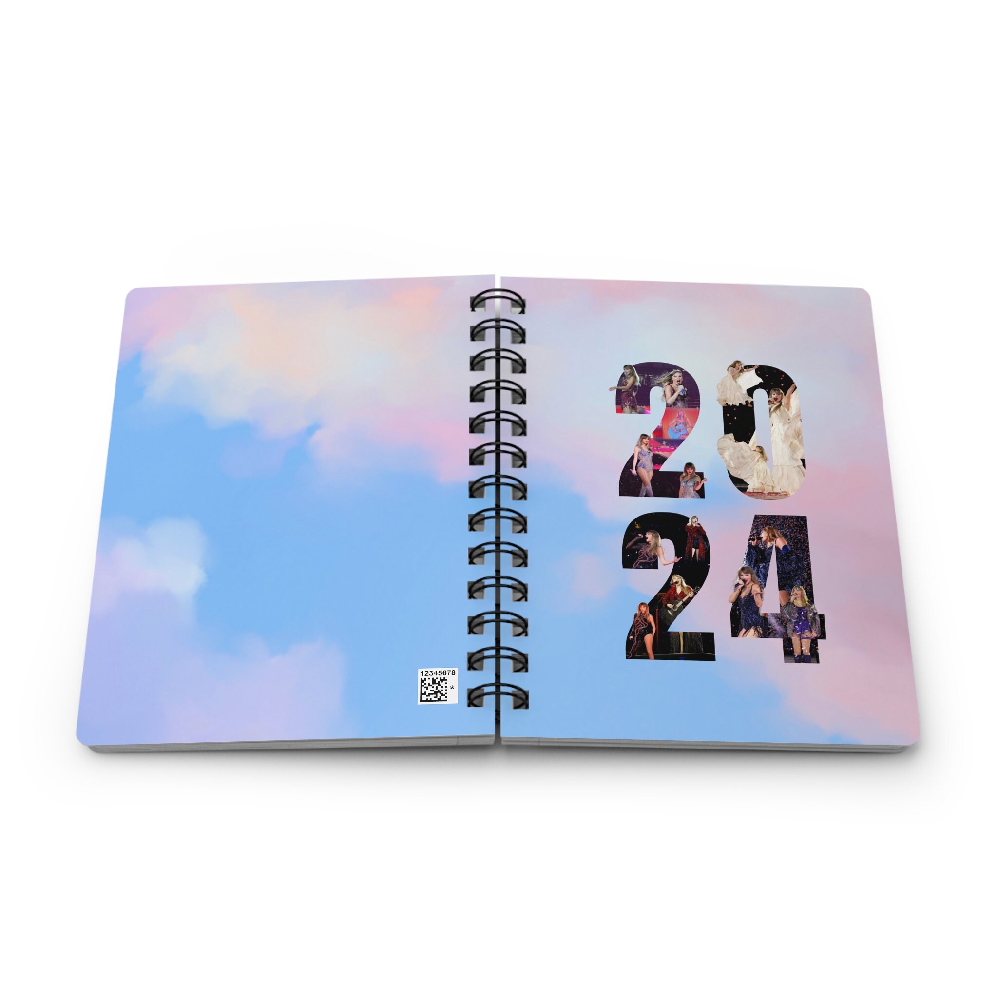 2024 T Swift Spiral Bound Notebook | Eras Tour Notebook | Taylor taylor ...