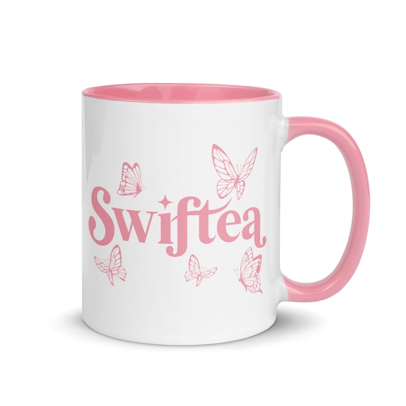 Taylor Swift - Swiftea Mug With Pink Inside, White Outside | Eras Tour ...