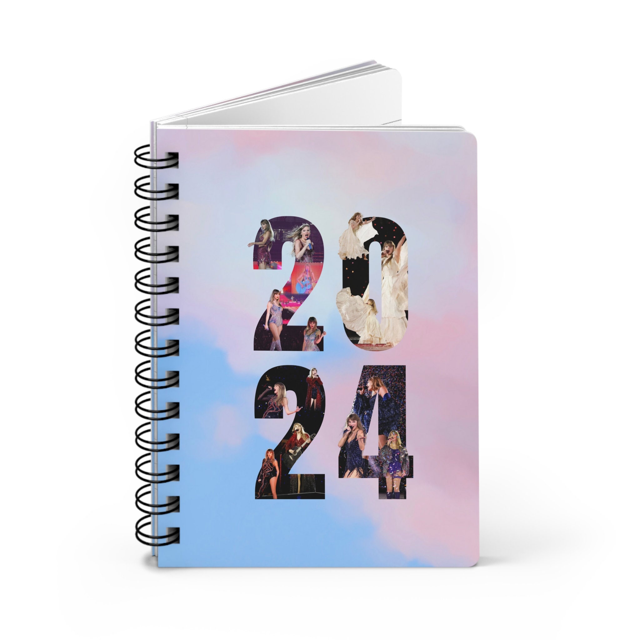 2024 T Swift Spiral Bound Notebook | Eras Tour Notebook | Taylor taylor ...